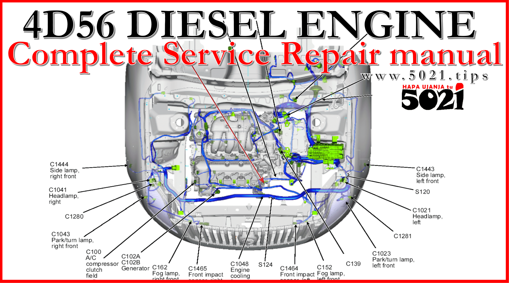 Mitsubishi 4d56 ENGINE REPAIR/SERVICE MANUAL – HAPA UJANJA tu👨🏼‍🎓